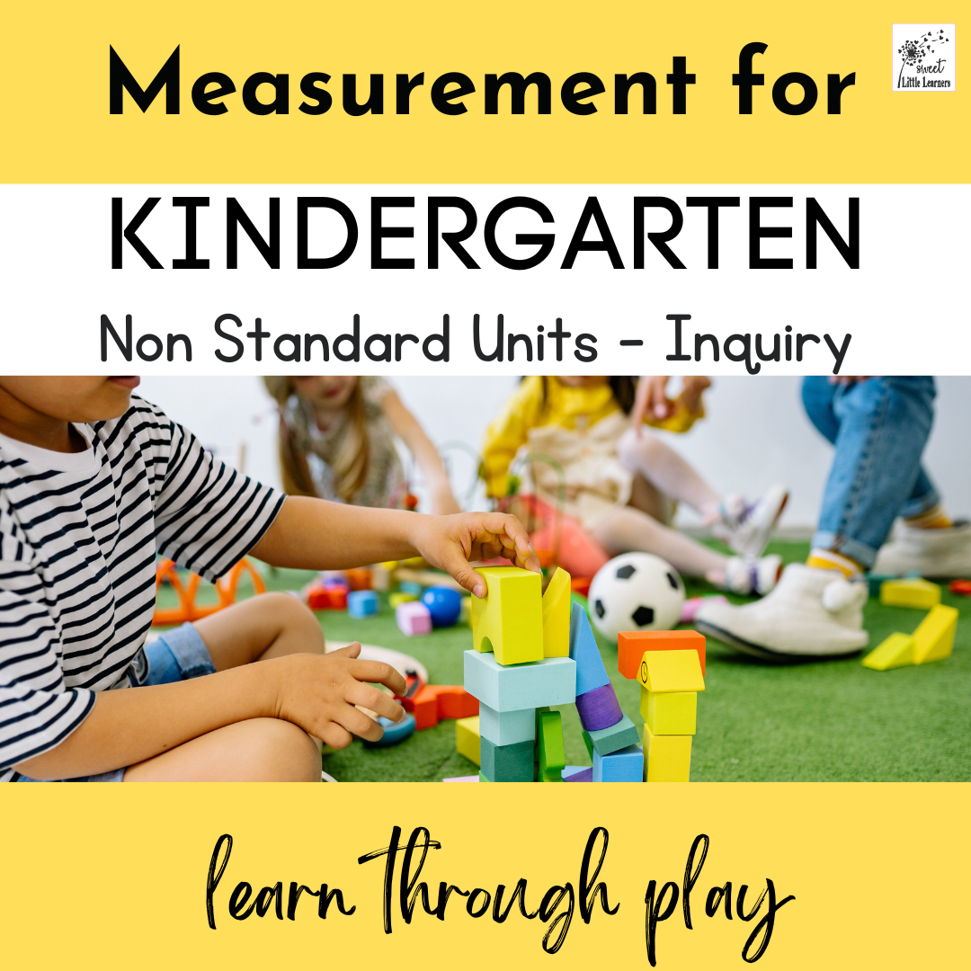 Kindergarten Measurement Unit- non standard measurement inquiry – Sweet ...