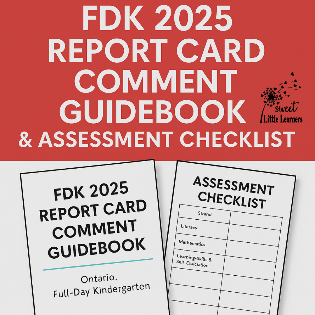 FDK 2025 Report Card Writing Guidebook – Ontario Curriculum-Aligned To ...