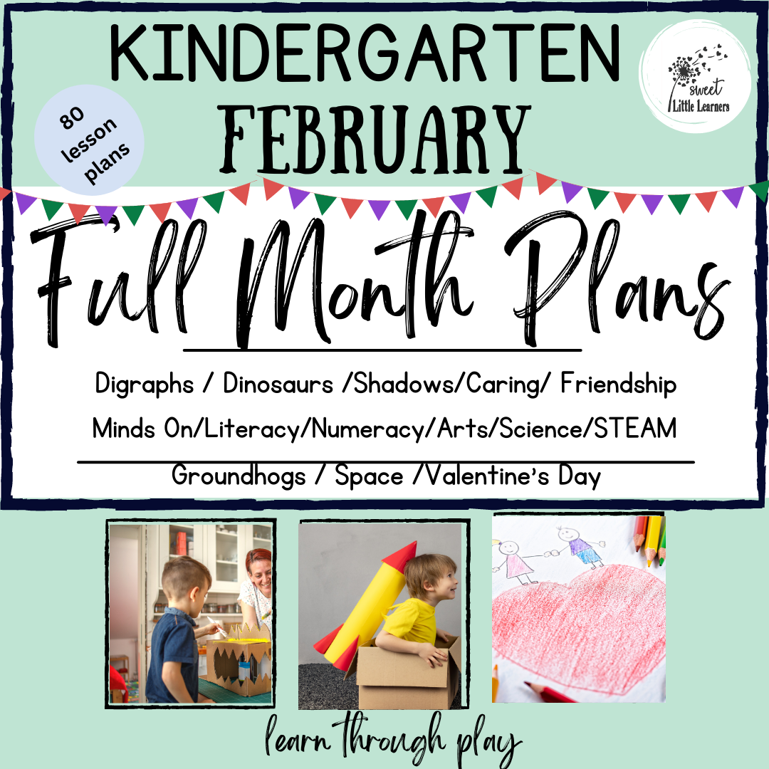 Full Month of Kindergarten: Lessons, Activities, Printables, Curriculu ...