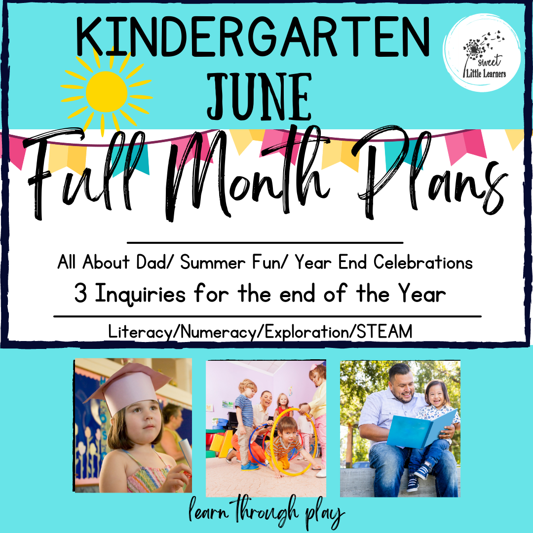 Ontario FDK Kindergarten June Lesson Plans: NO PREP Inquiries with BON ...