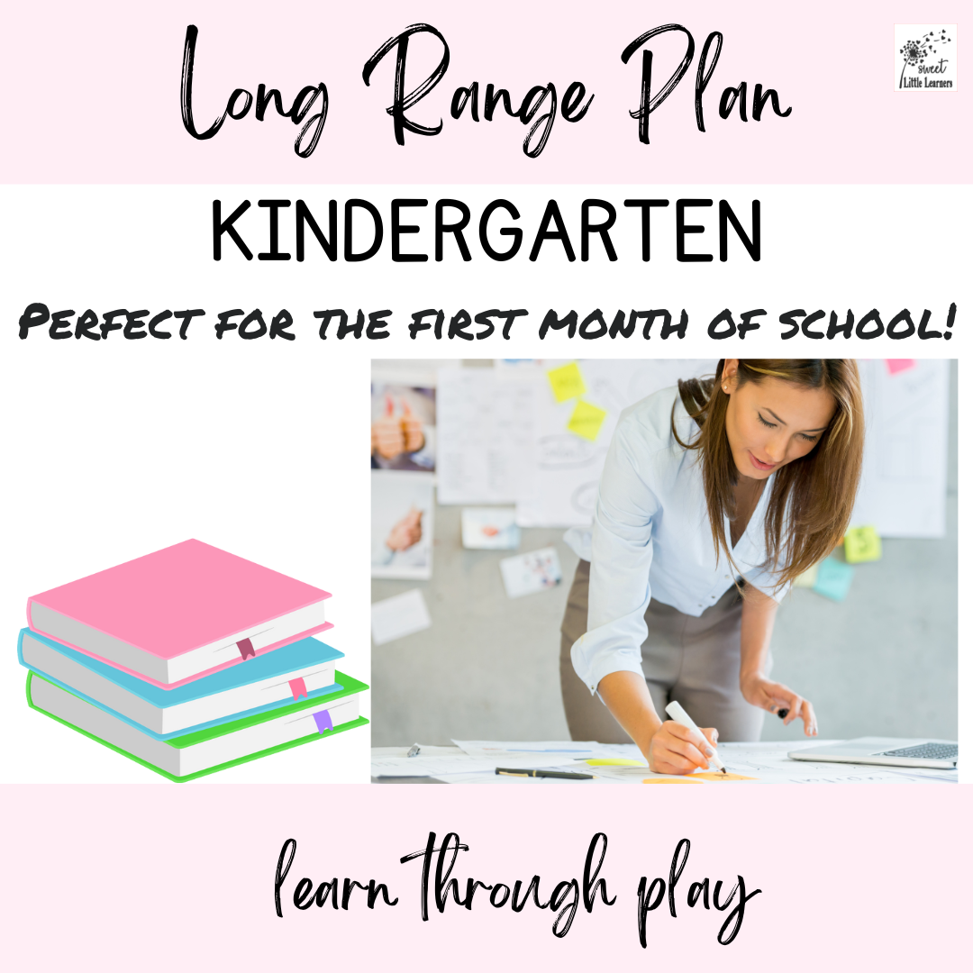 Kindergarten September Long Range Plan- Free Resource to help plan you ...