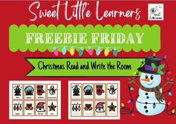 Christmas Theme Read and Write the Room – Sweet Little Learners ...