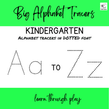 Big Letters Alphabet Tracing A-Z: Engaging Tracing Activities for Kind ...
