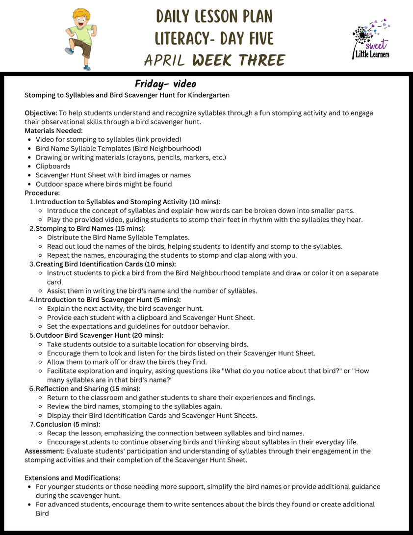 Full Month of Kindergarten: Comprehensive Guide to Lessons, Activities ...