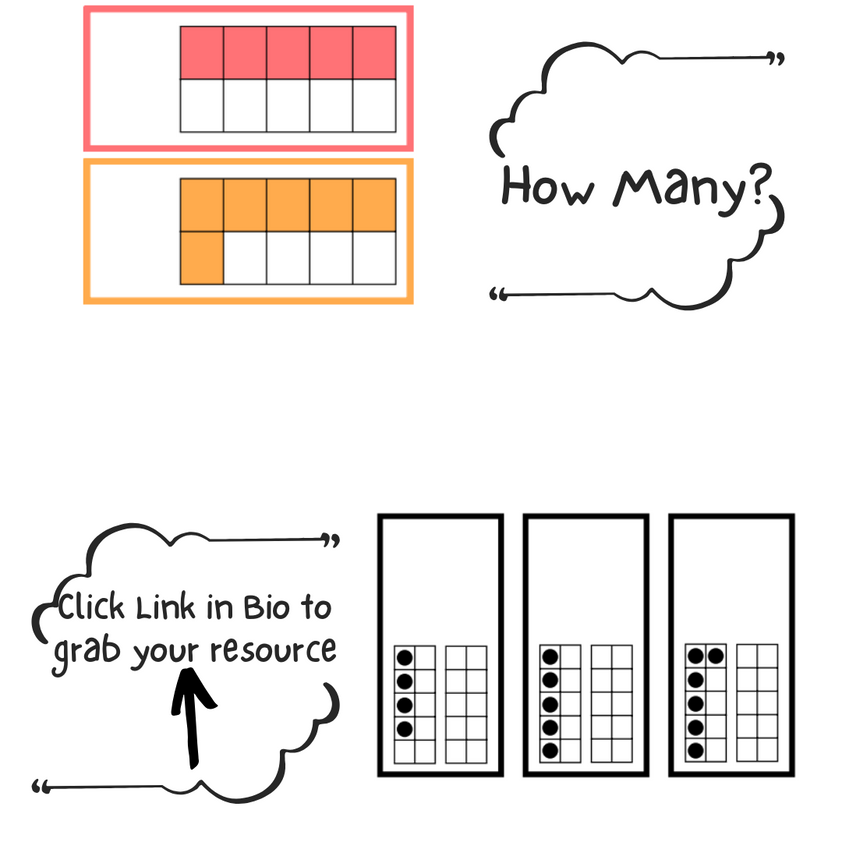 Subitize Instant No Prep Centres and Activities for Pre-School and Kin ...