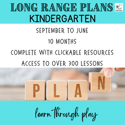 First Full Month of Kindergarten Lesson Plans for September | Ontario ...
