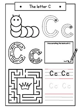 Complete Alphabet Practice Package: Engaging Interactive Activity Page ...