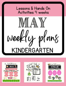 Full Month of Kindergarten: Lesson Plans , Activities, Printables, Cur ...
